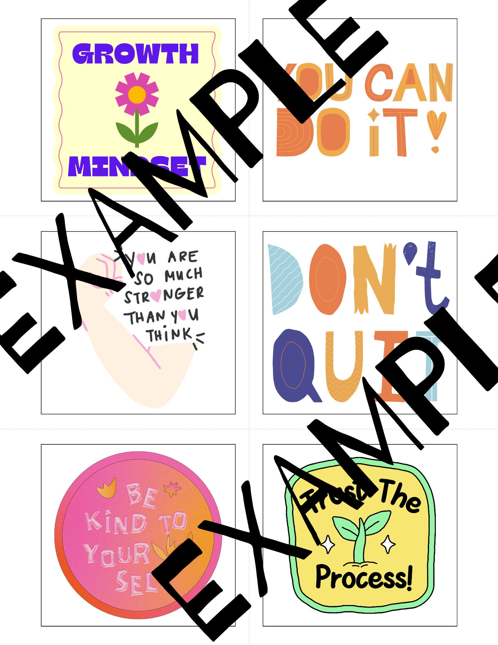 Affirmation and Anti-bullying Cards, Boost Self Esteem, Promote ...