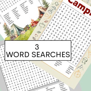 Camping Games & Activities Bundle for Teens (digital Download) - Etsy