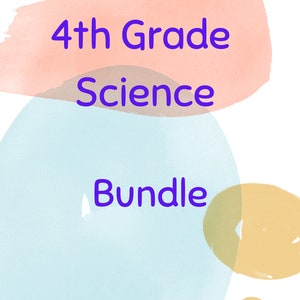 4th Grade Science Bundle Word Search, Scrambled Terms, Fun Review or ...