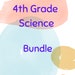 4th Grade Science Bundle Word Search, Scrambled Terms, Fun Review or ...
