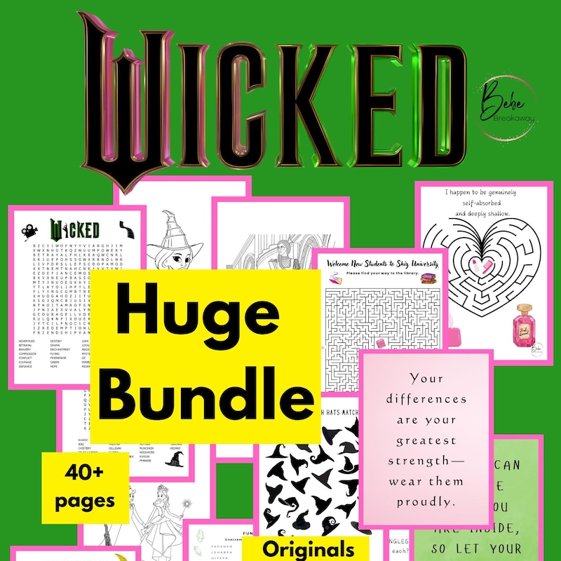 Wicked Party Favors - Etsy