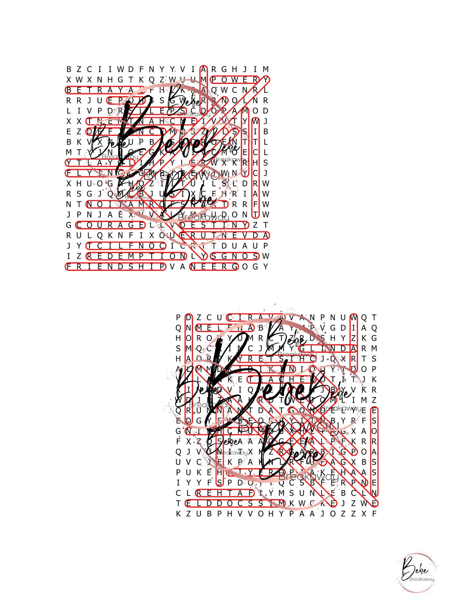 Wicked Themed Word Searches! Free Affirmation Cards Included - Etsy