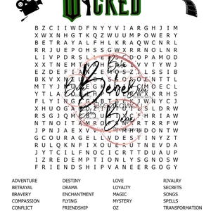 Wicked Movie Activity Bundle: Coloring Pages, Mazes, Posters (PDF ...