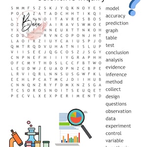 4th Grade Science Bundle Word Search, Scrambled Terms, Fun Review or ...
