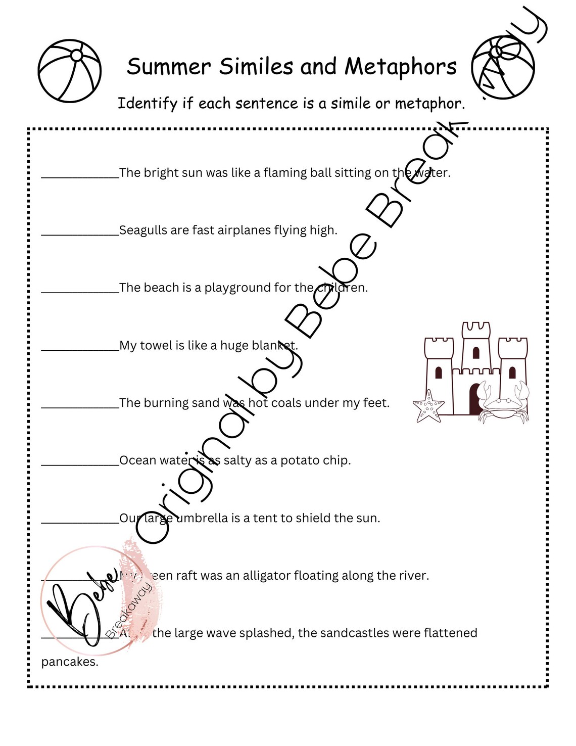 End of Year Activities: Summer Review Worksheets (digital Download) - Etsy