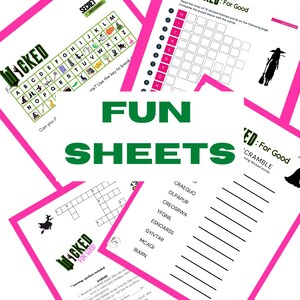 Wicked: for Good Movie Part 2 Activity Bundle! Original, Only Seen Here ...