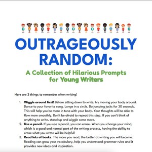 Printable Writing Prompts for Children - Etsy