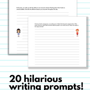 Printable Writing Prompts for Children - Etsy