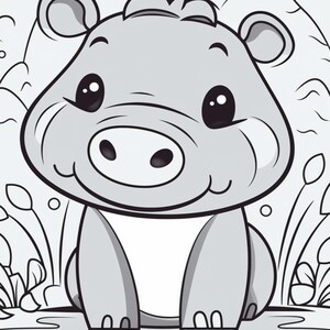 Zoo Animals Colouring Pages for Kids, School Printable, Zoo Animal ...