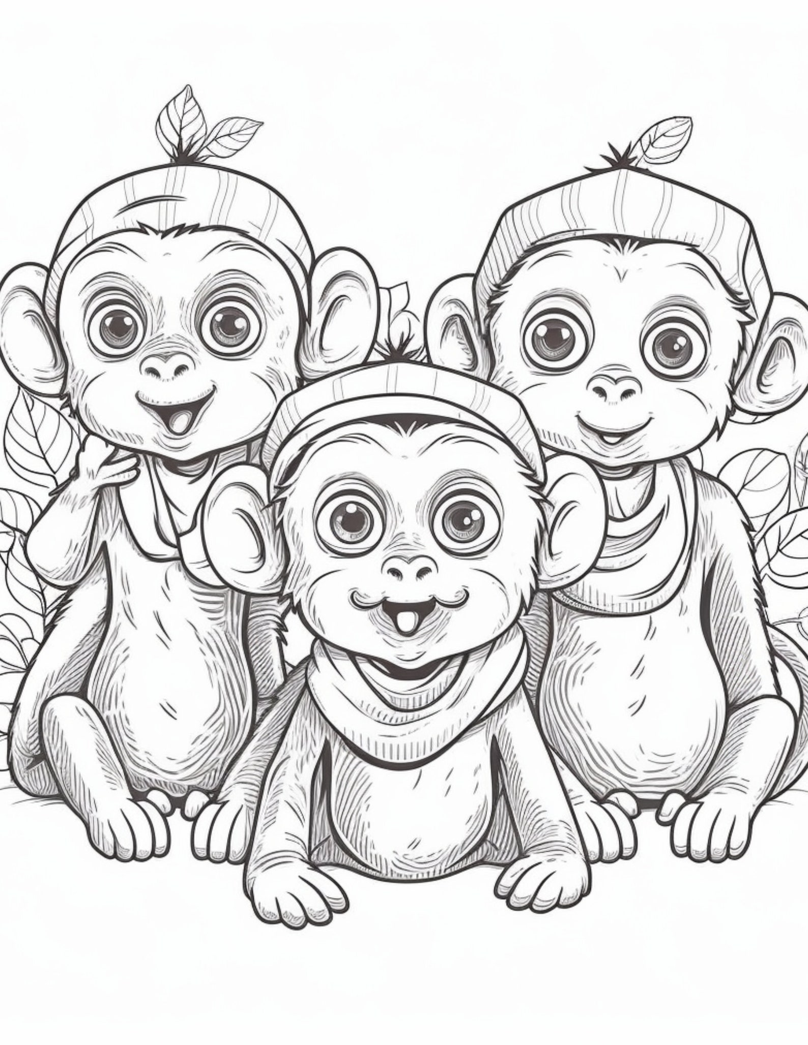 Zoo Animals Colouring Pages for Kids, School Printable, Zoo Animal ...