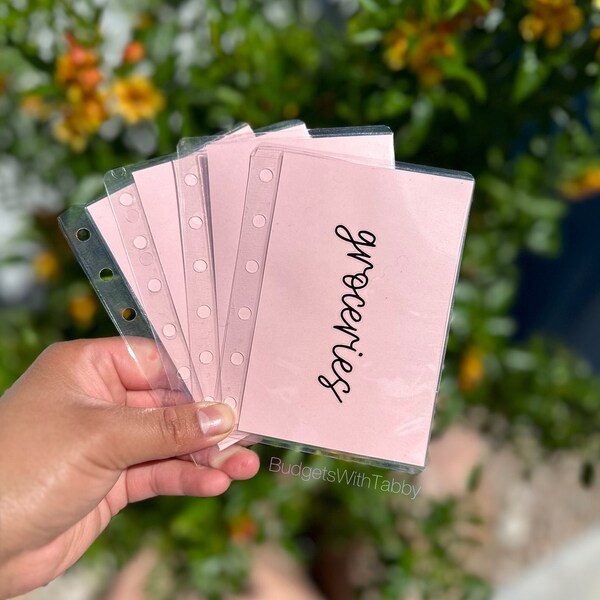 See Through Cash Envelopes - Etsy