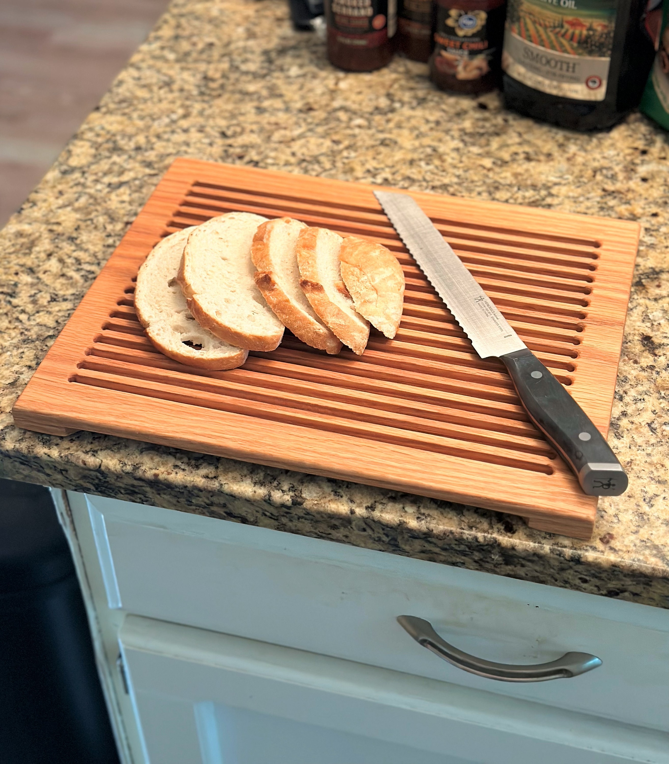 Bread Cutting Board Gift, Bread Board, Bread Crumb Catcher, Bread ...