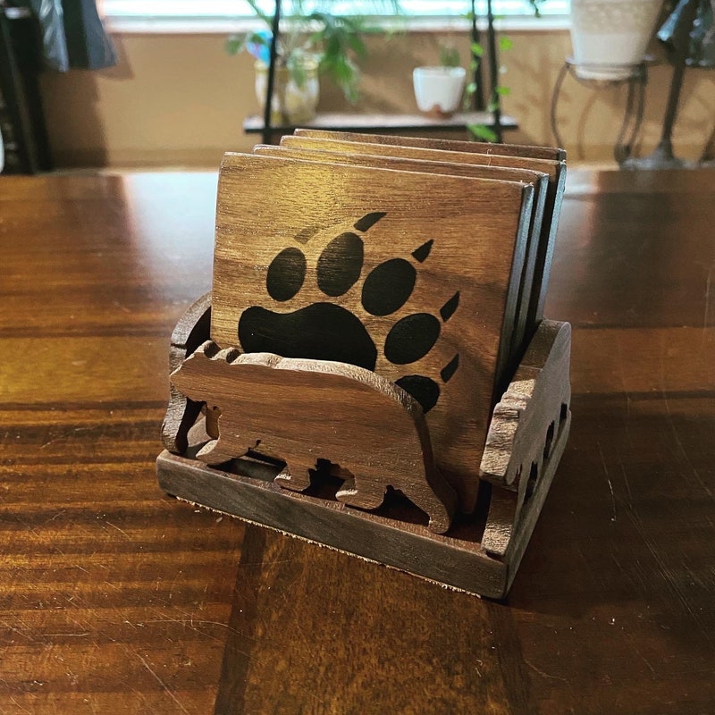 Bear Coasters - Etsy