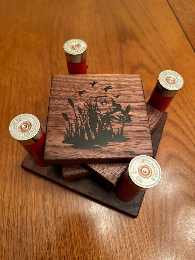 Duck Hunting Coaster Duck Hunter Gift Made With Repurposed Shotgun ...