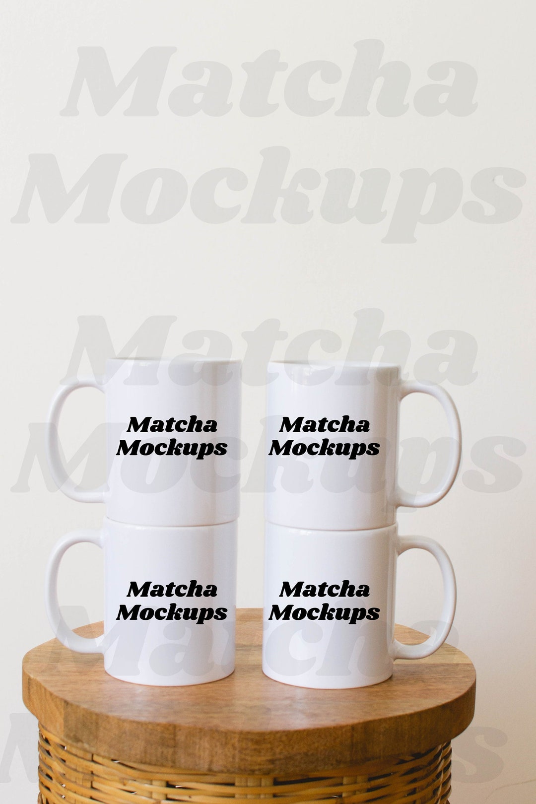11oz Mug Blank Mockup, Multiple Mug Mockup, 11oz Mug Mockup, Minimalist ...