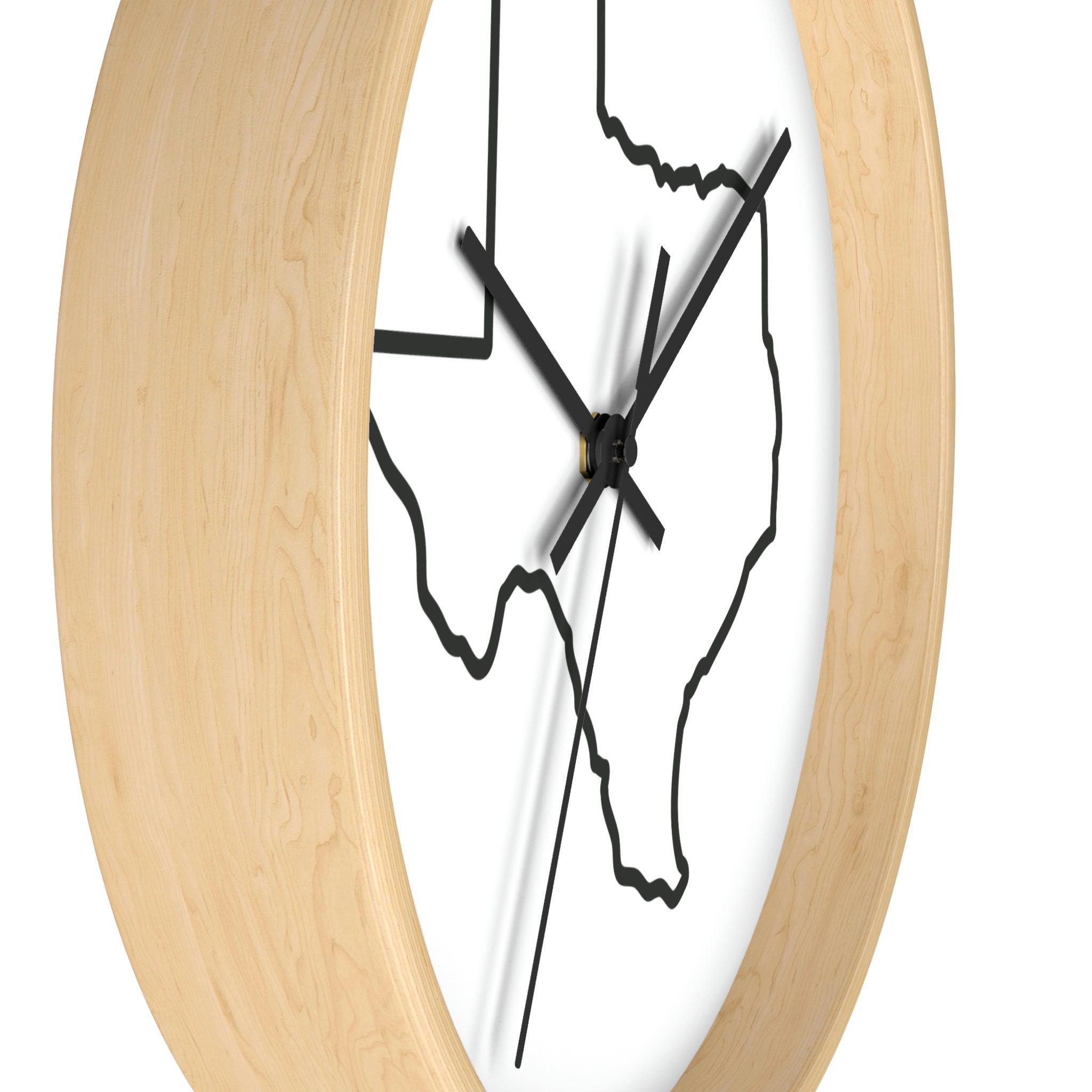 Wall-mounted Texas Clock Battery Powered - Etsy