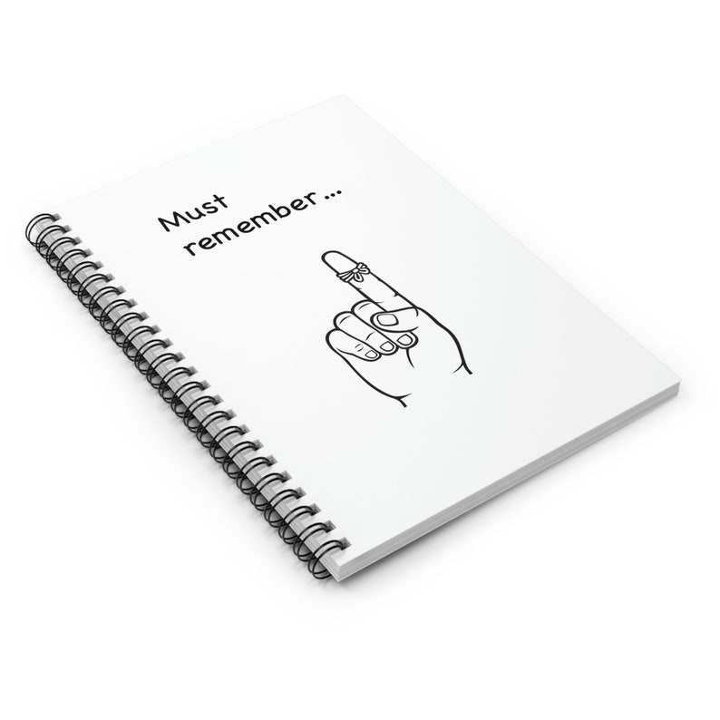 Spiral Notebook Reminder Notes - Etsy