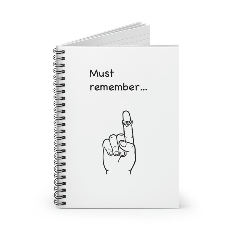 Spiral Notebook Reminder Notes - Etsy