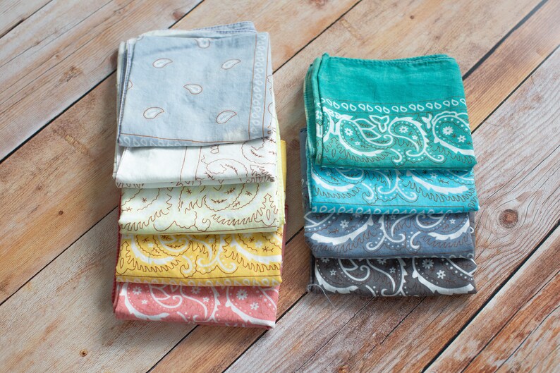 Custom Bandana Embroidered Chainstitch Bandana Bridesmaid Gift Bandana ...