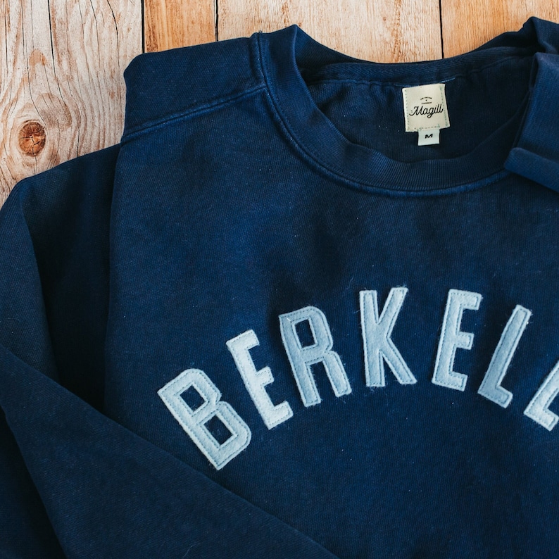 Varsity Letter Sweatshirt Stitched Custom Crewneck Sweatshirt - Etsy