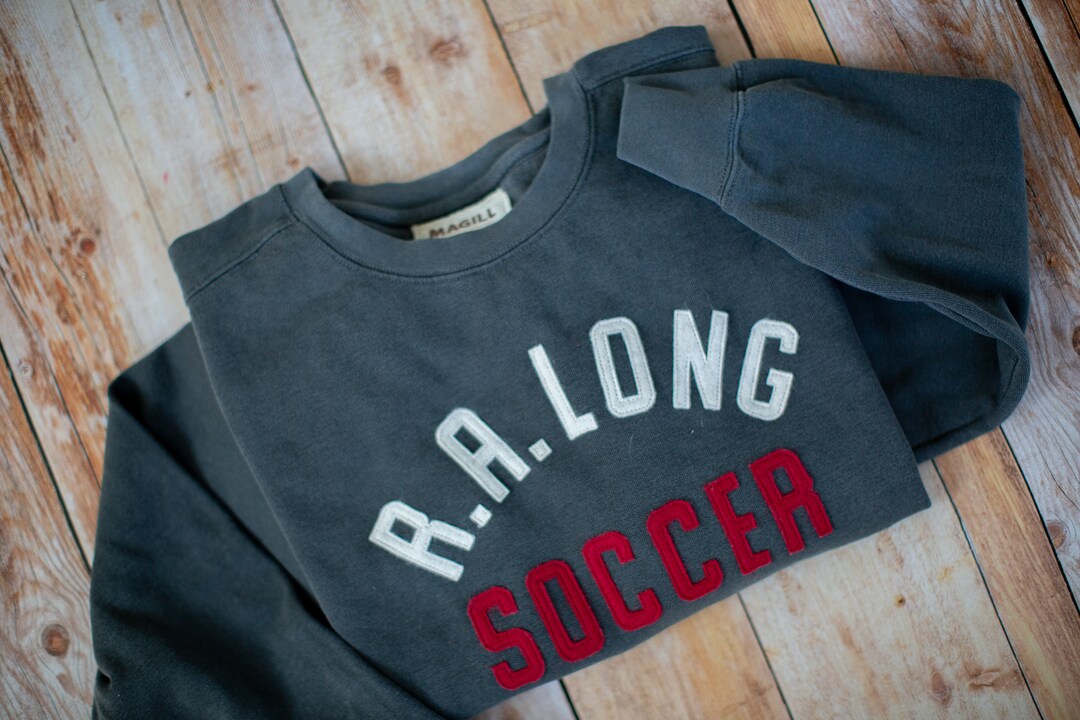 Custom Soccer Sweatshirt Vintage Custom Crewneck Varsity Sweatshirt ...