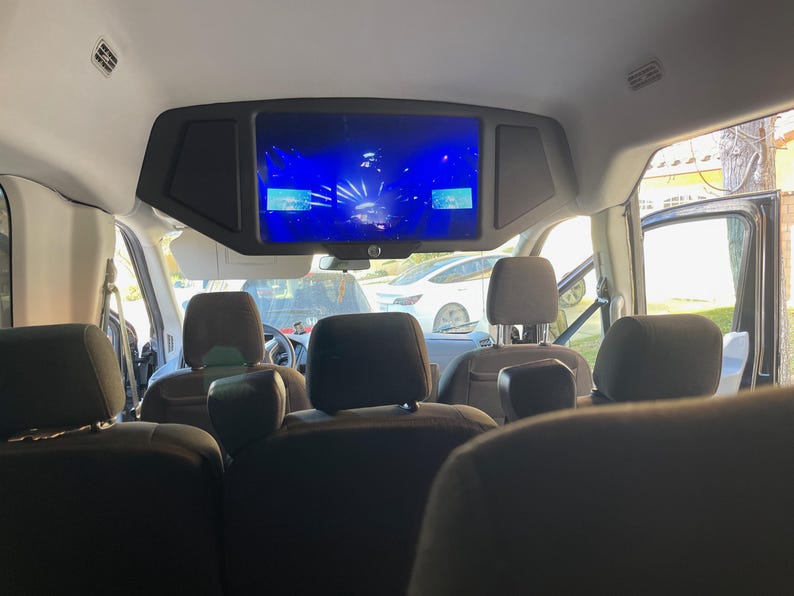 FORD TRANSIT TV Medium Roof Custom Media Console Mount/bracket - Etsy