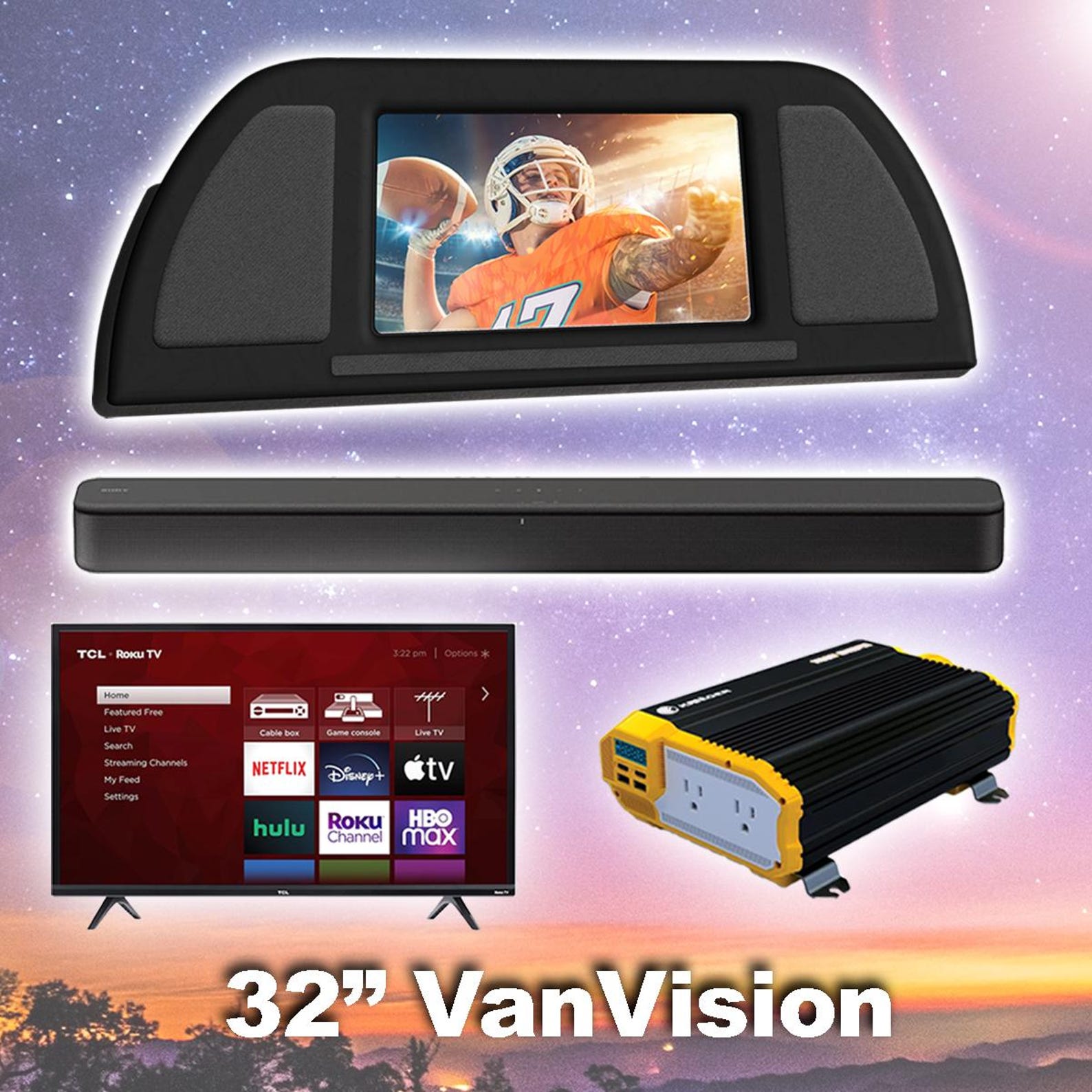 MBZ Sprinter 32" Vanvision Tv/media Console Bracket/mount - Etsy