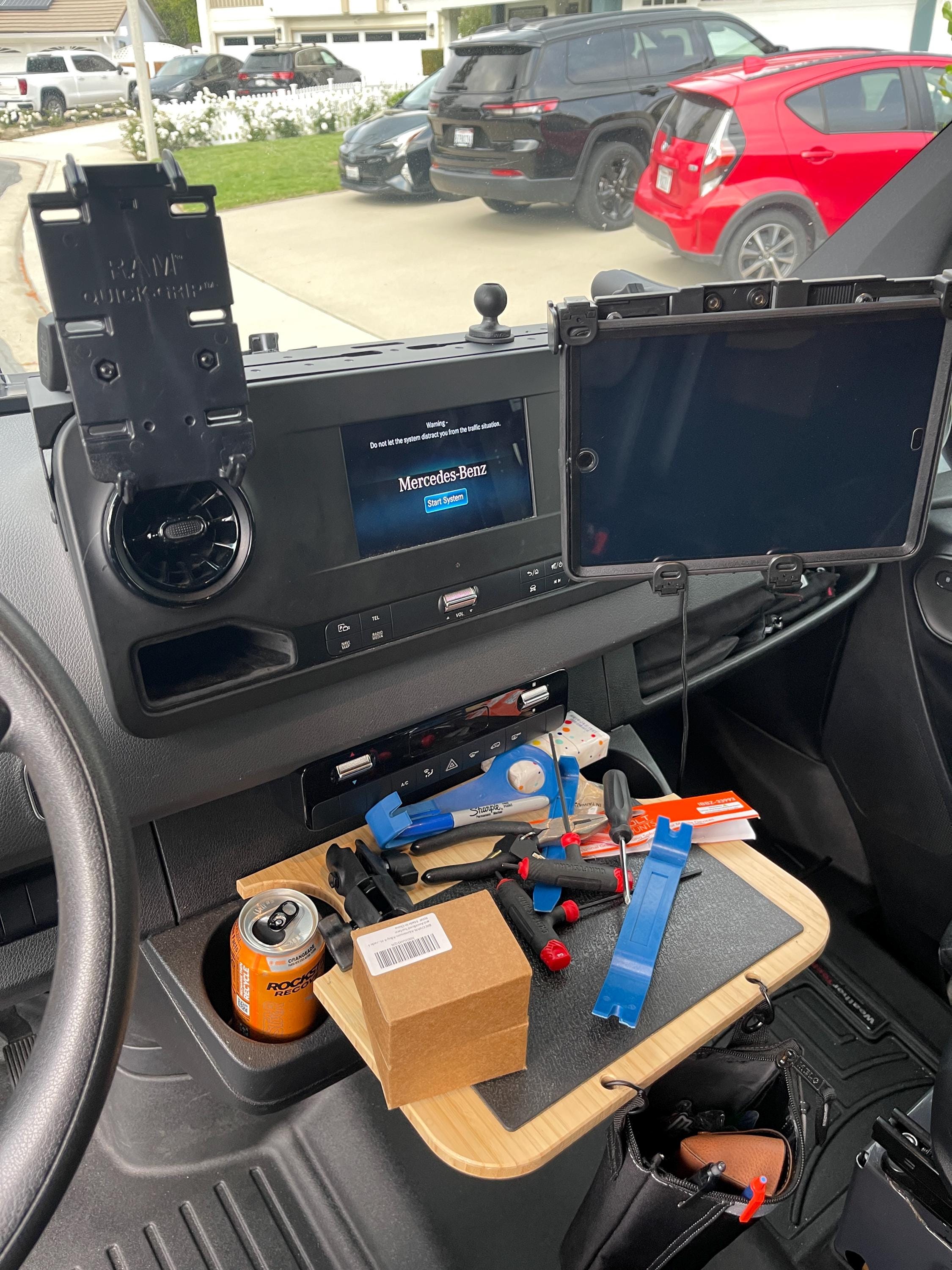 Mercedes-benz Sprinter Van Snack Tray/cup Holder_camper Van Accessories ...