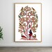 Beautiful Gond Art Painting Tree of Life: Modern Tribal Folk - Etsy