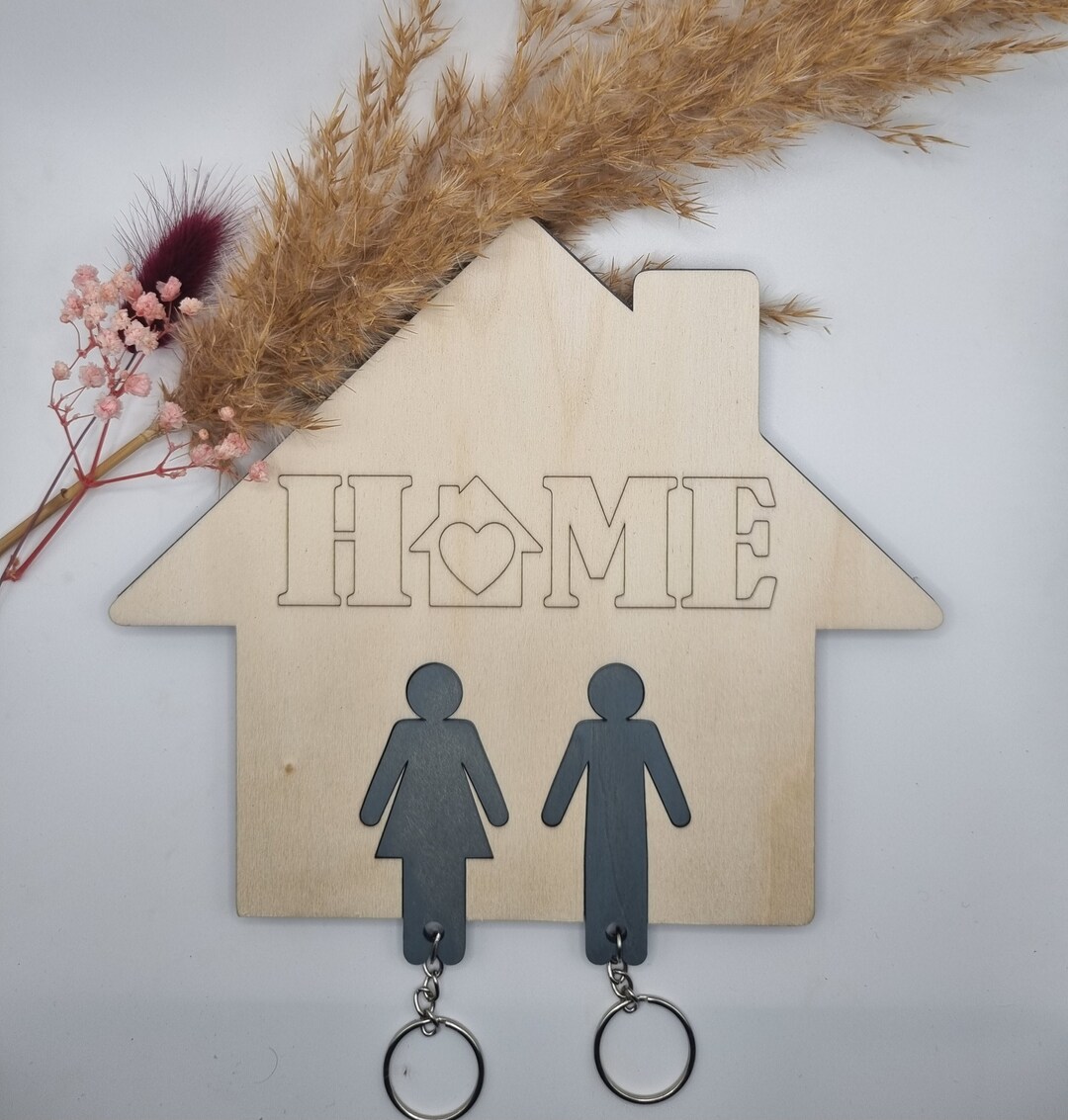 Modern Wooden Key Box/customizable - Etsy