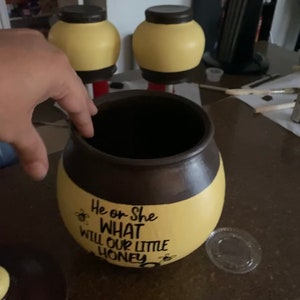 Gender Reveal Honey Pot - Etsy