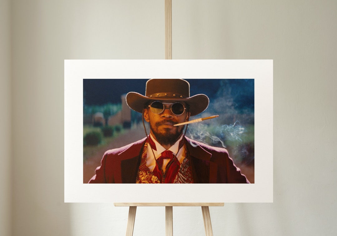 Django Unchained Movie Poster Home Art Wall Art Django Unchained Movie ...