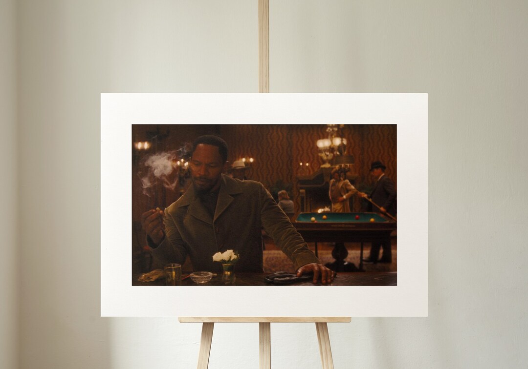 Django Unchained Movie Poster Home Art Wall Art Movie Scene Jamie Foxx ...