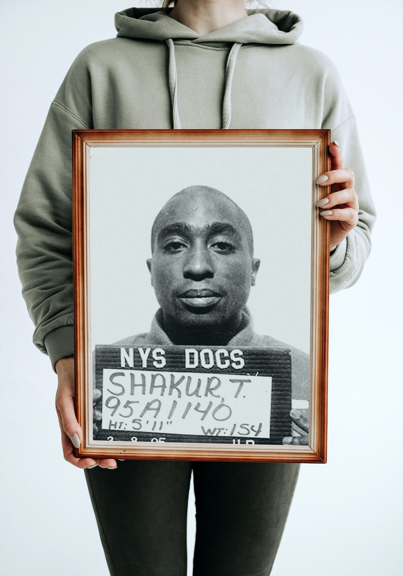 Tupac Shakur Poster Home Art Wall Art 2pac Gangster - Etsy