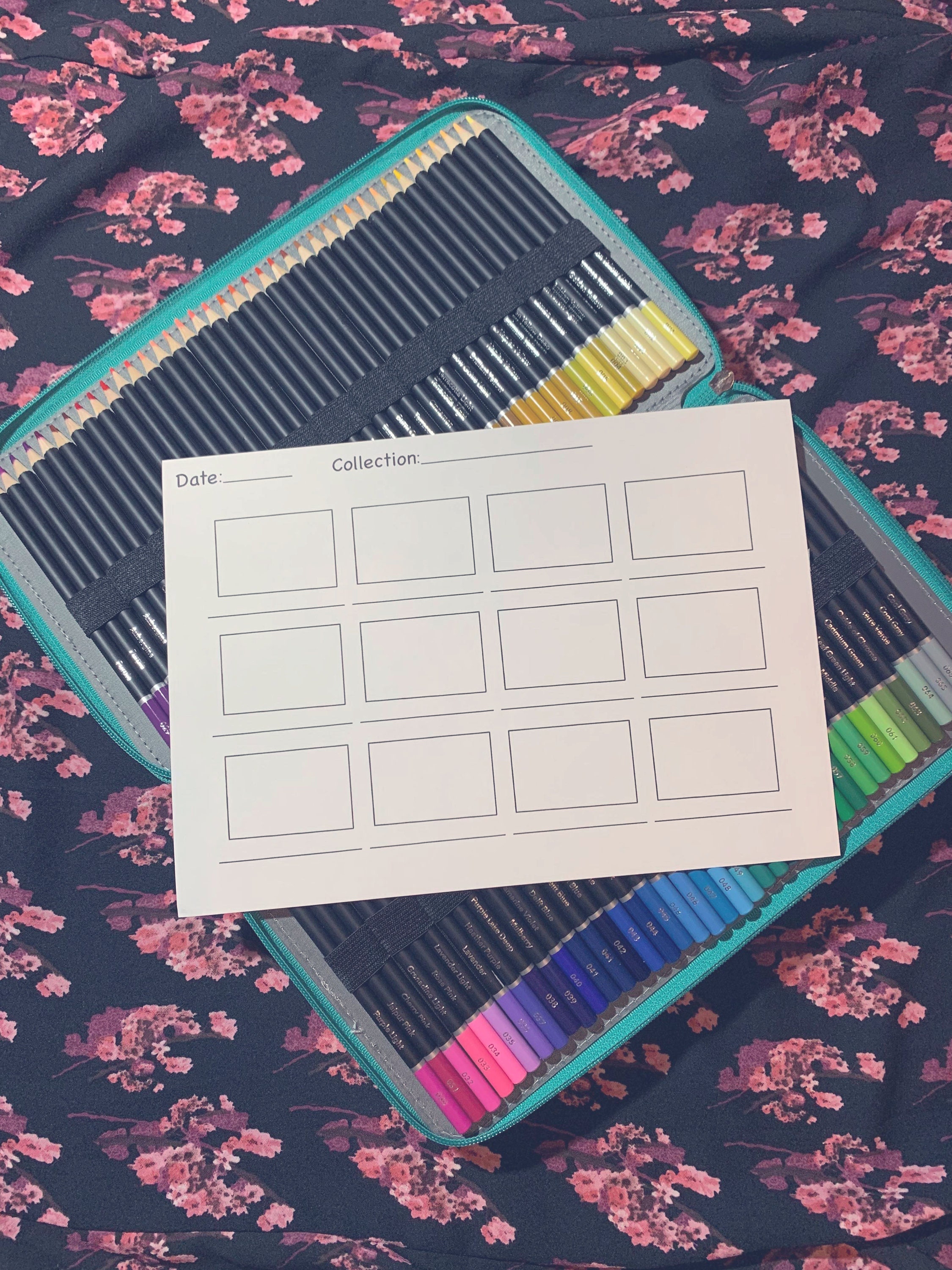 PDF Files for 3 Art Swatch Sheets - Etsy