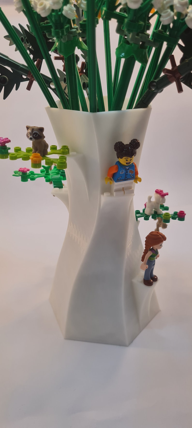 Customizable LEGO Compatible Vase Build Blooming Art Your Way - Etsy