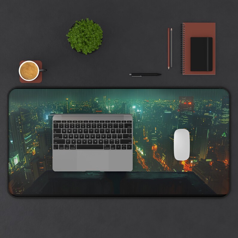 Midnight Watcher Cat/gaming Mouse Pad Large Desk Extend Gaming Mouse ...