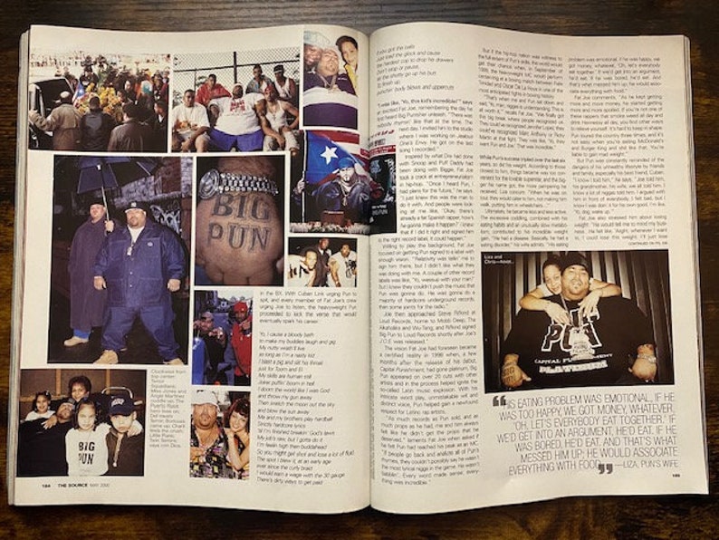 Vintage Hip Hop the Source Magazine May-2000 128 Big Pun RIP Cover ...