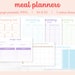 Printable Meal Planner | Kitchen Organiser | Grocery Shopping Inventory ...