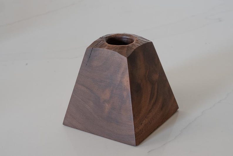 Walnut Pen Holder, Fountain Pen Holder, Pencil Holder, Wooden Pen ...