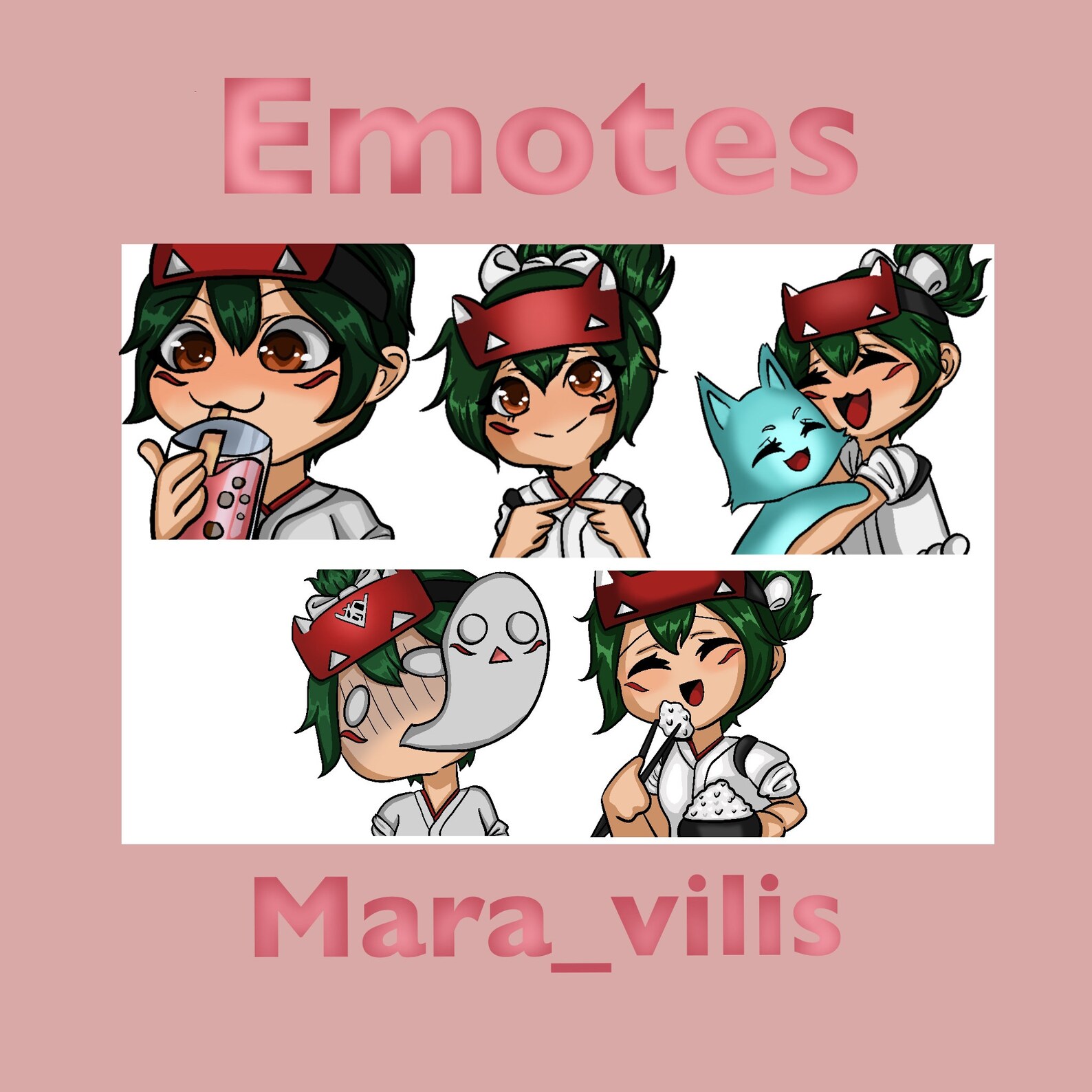 Kiriko Emote Bundle - Etsy