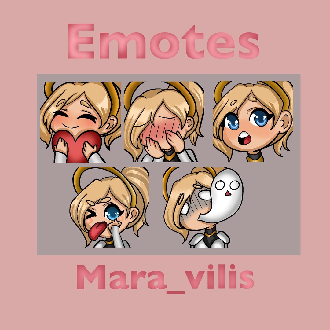 Mercy Emote Bundle - Etsy