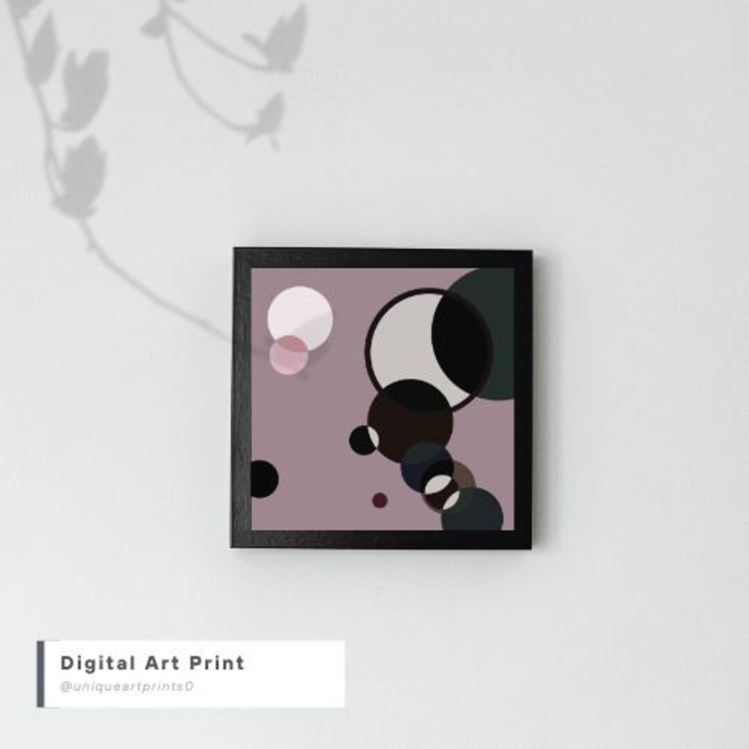 Bubbles Digital Art Print | Printable Art Work | Neutral Modern Wall ...