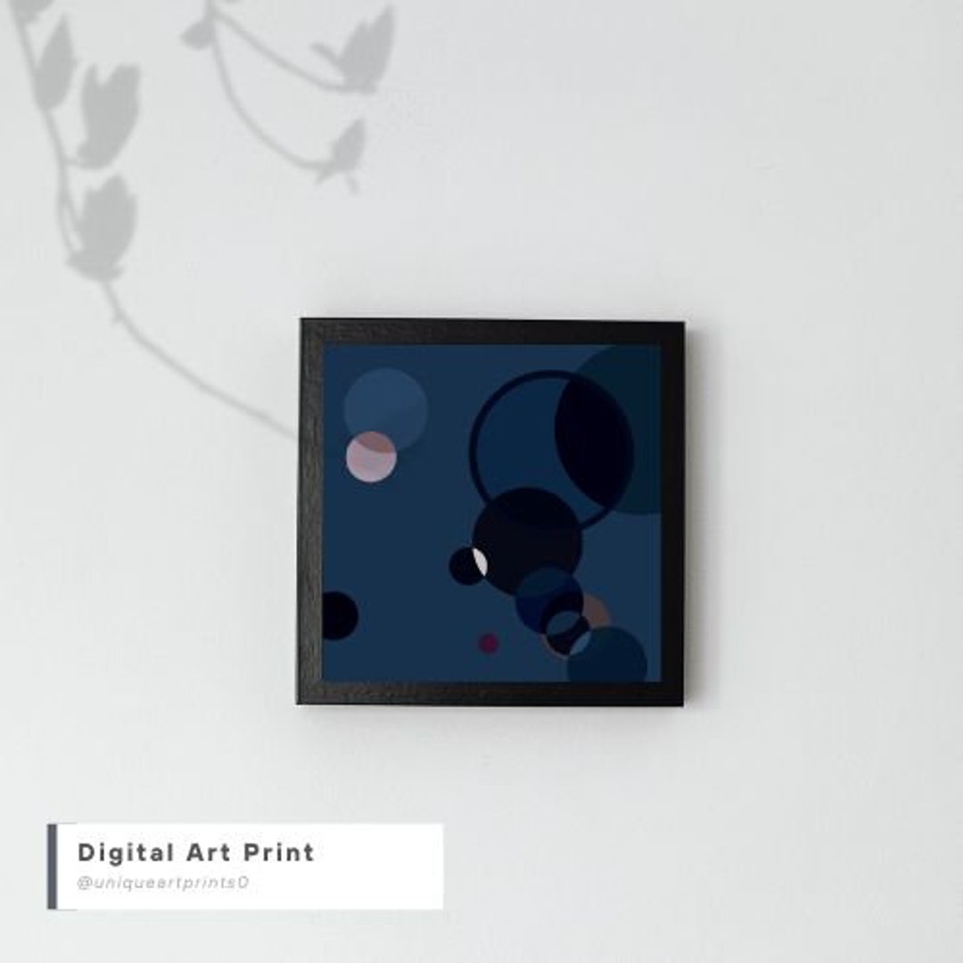Bubbles Digital Art Print | Printable Art Work | Neutral Modern Wall ...