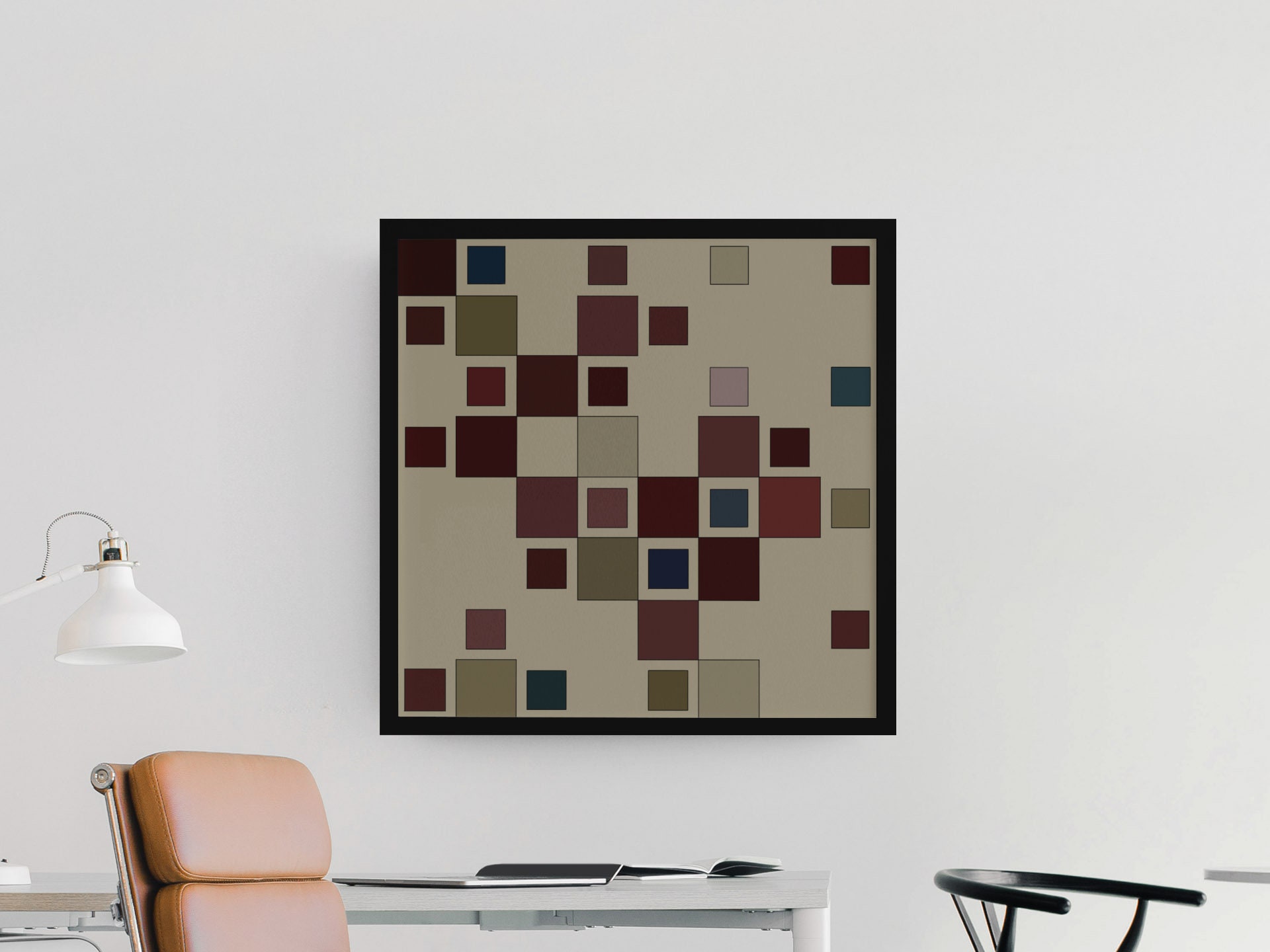 Squares Digital Art Print | Printable Art Work | Neutral Modern Wall ...