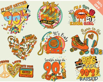 Sublimation 90's Design Clipart, 90s Graphic, T-shirt, 90s SVG, 90's ...
