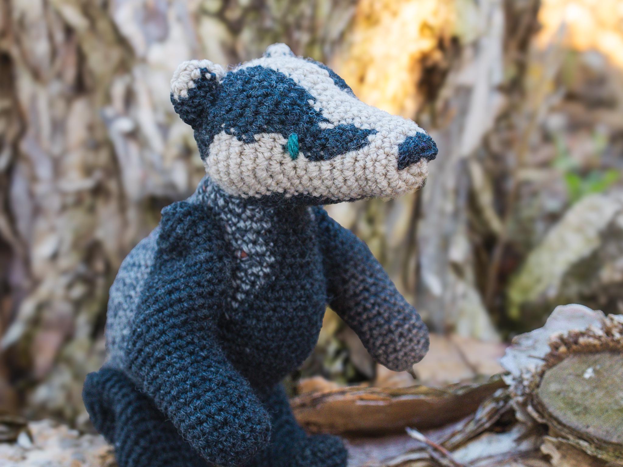 Crochet Pattern PDF: Aldrick of the Badger Folk Toddler Present, Child ...