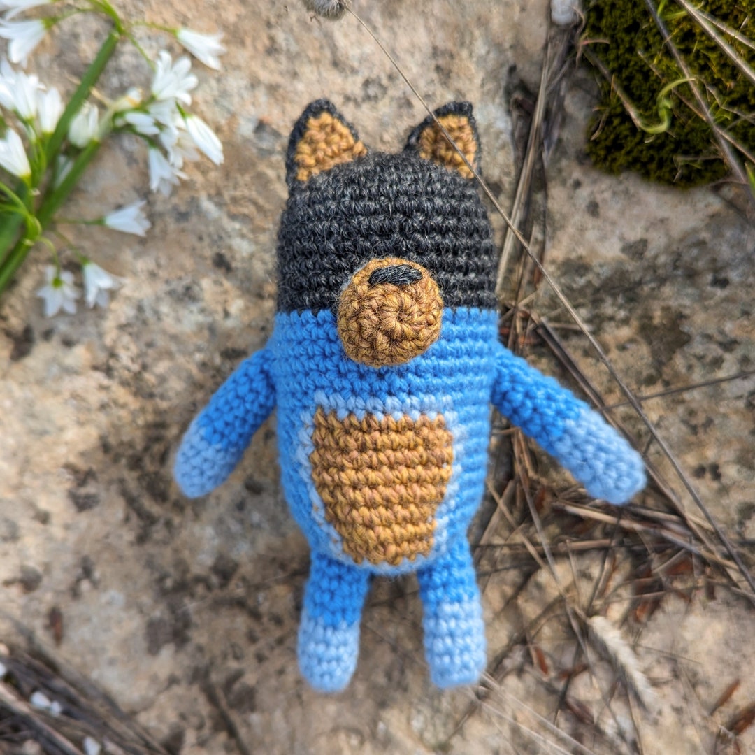 Crochet Pattern PDF: Bandit Bluey-inspired Waldorf Doll Toddler Present ...