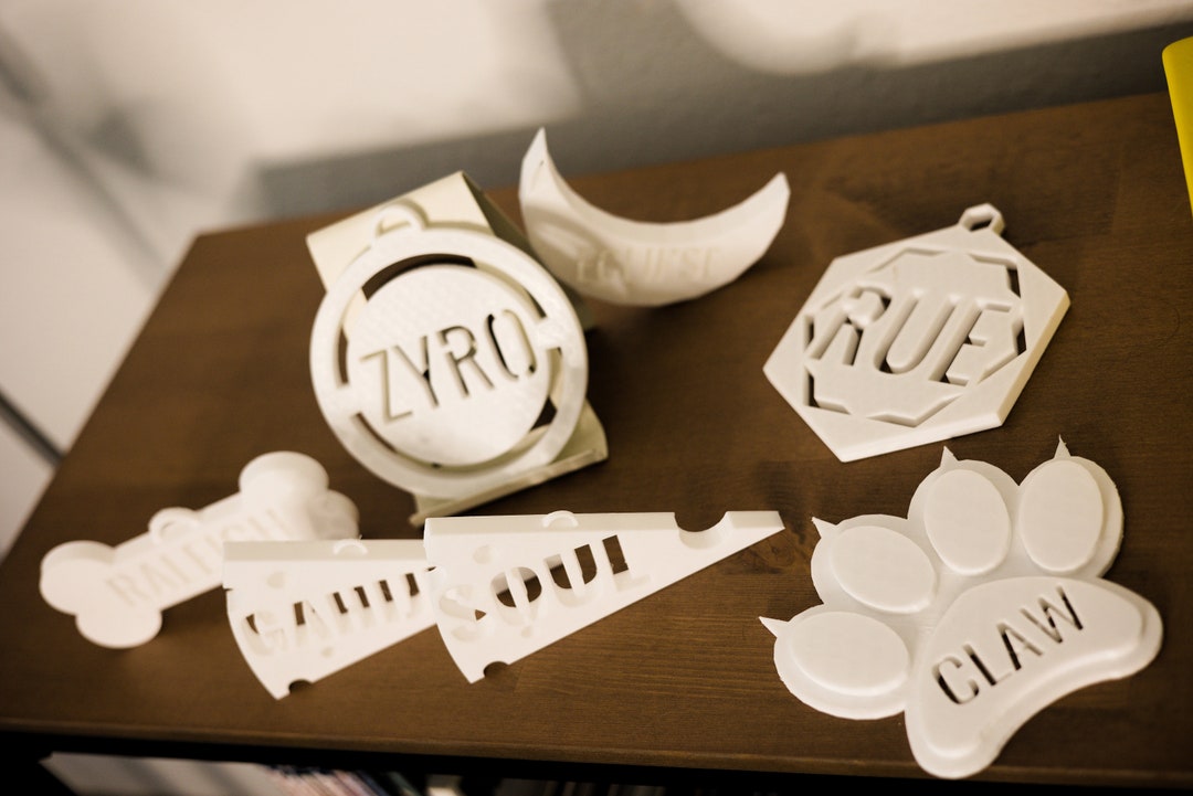 Custom 3D Printed Fursuit Tags - Etsy