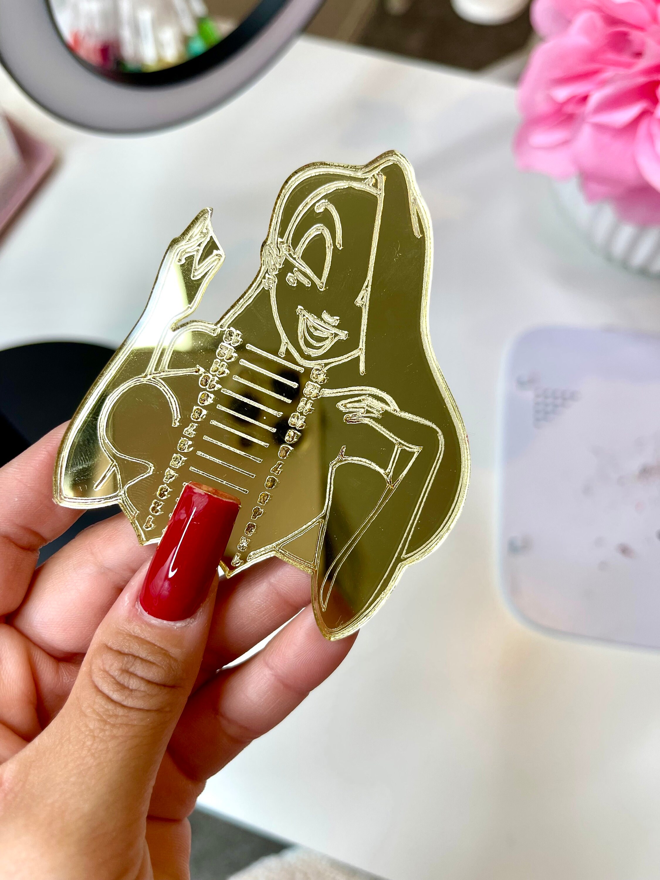 Jessica Rabbit Inspired Nail Tip Ruler - Etsy